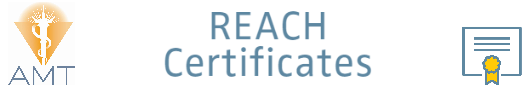REACH Certificates | AMT Learning Center